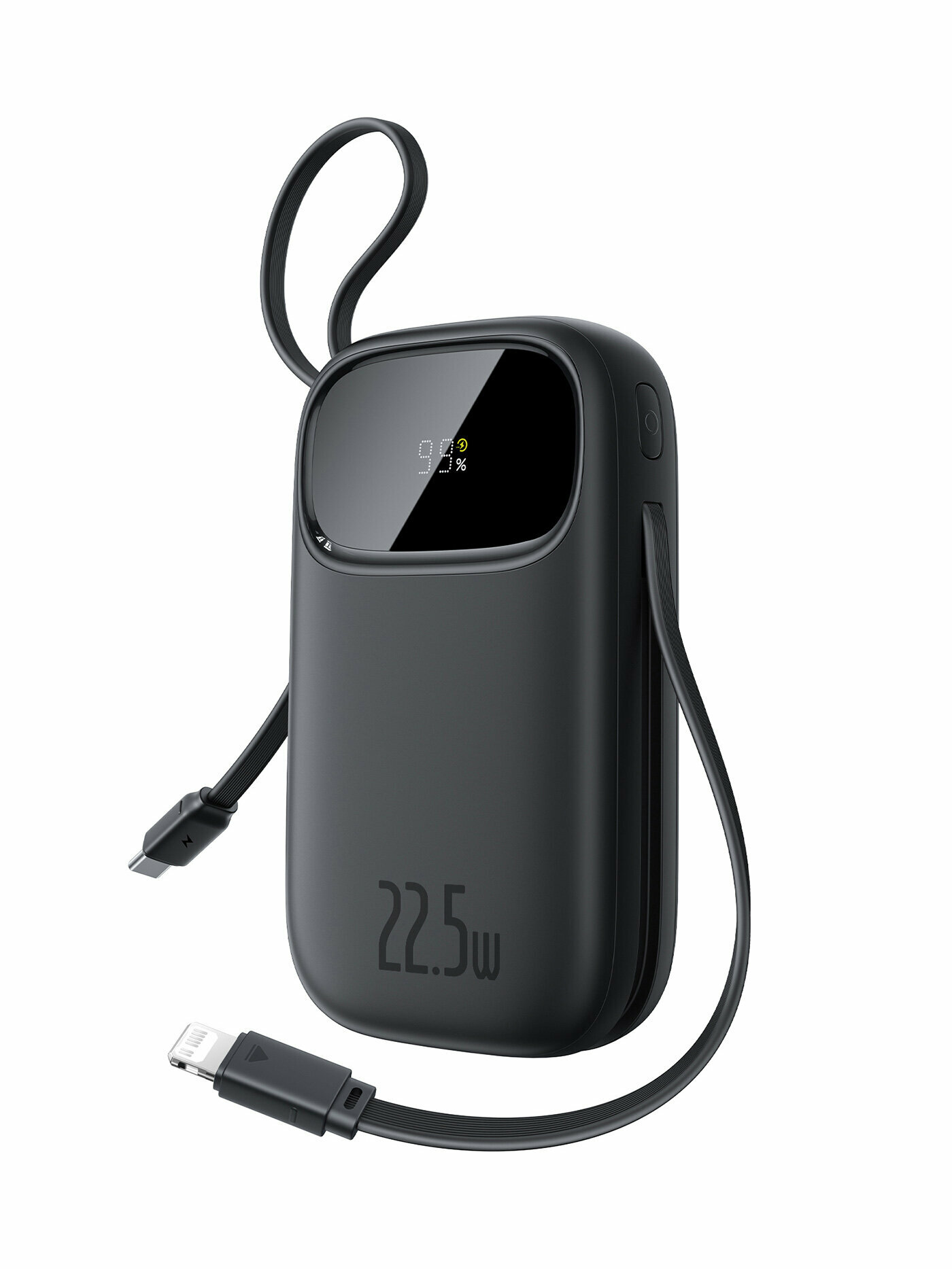 Внешний аккумулятор Baseus Ener Fill FC31 - 10000mAh 22.5W (P10082106123-00) черный, со встроенными кабелями USB-C-IP
