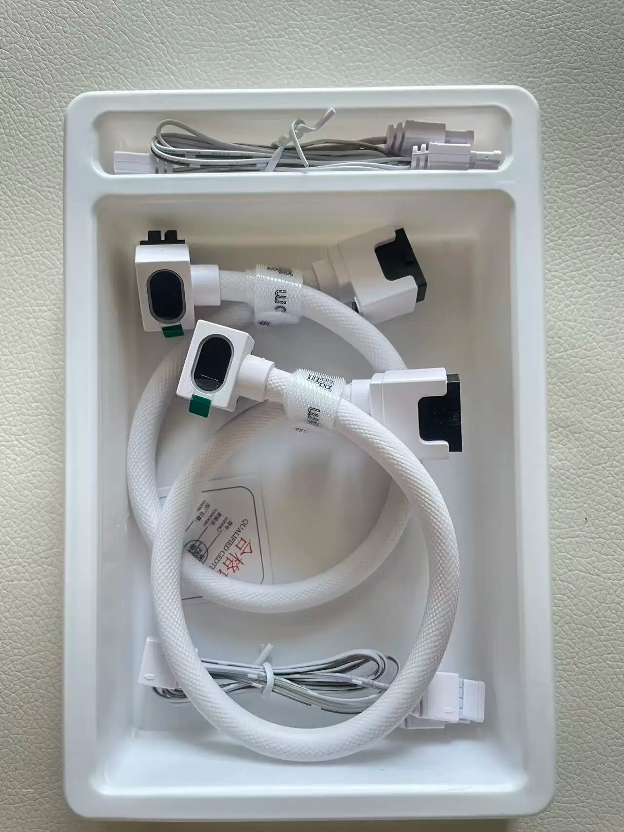Удлинитель питания CPU 8pin ARGB 18AWG, белый, 2шт