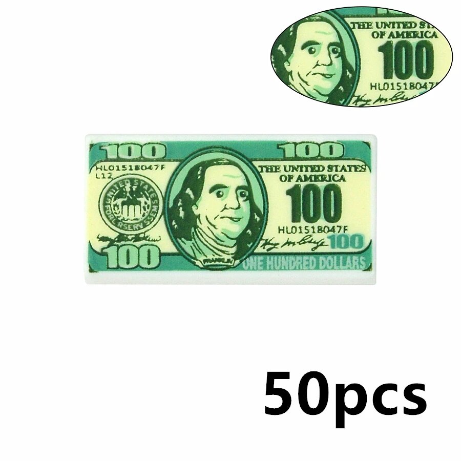 Фишки "100 долларов", 50шт.