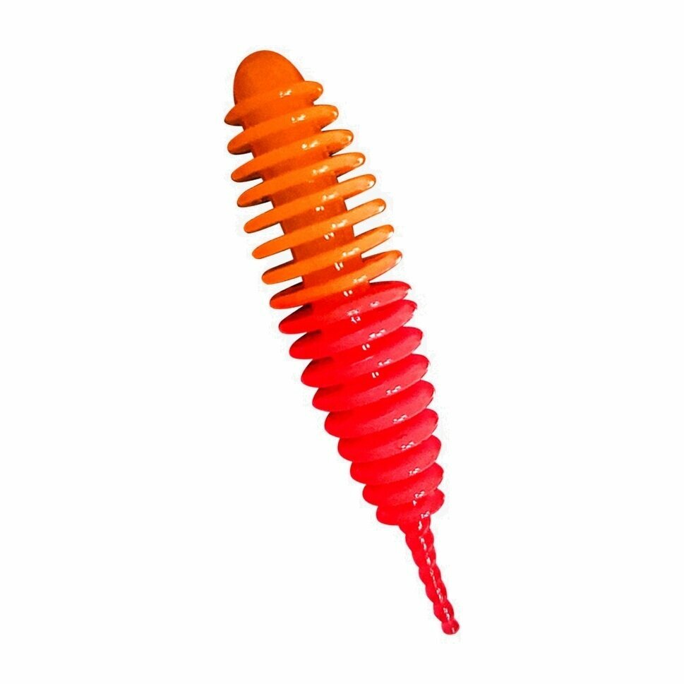 Силиконовая приманкаTROUT BAIT в банке, JUMBO 65, СЫР, COL. 23 (Orange-Red)