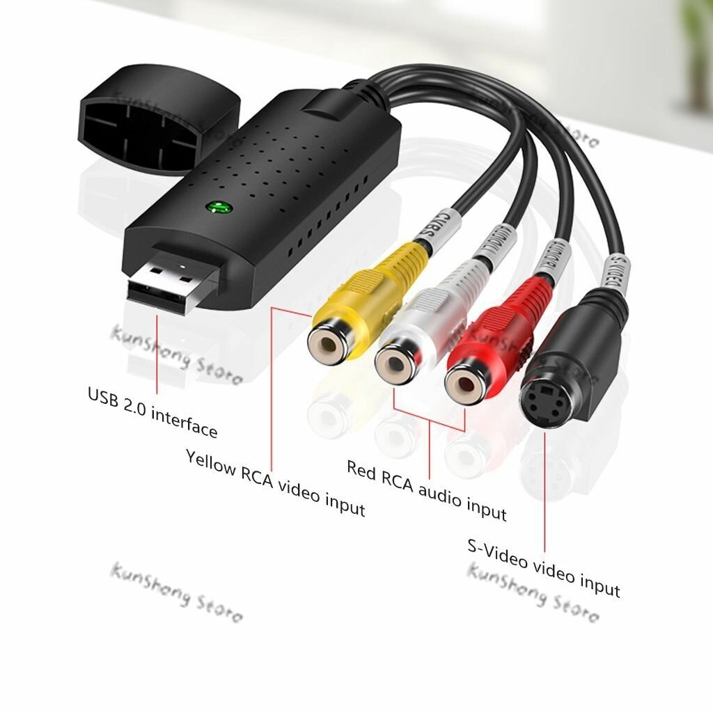 Аналогово-цифровой преобразователь USB 2.0 для захвата видео