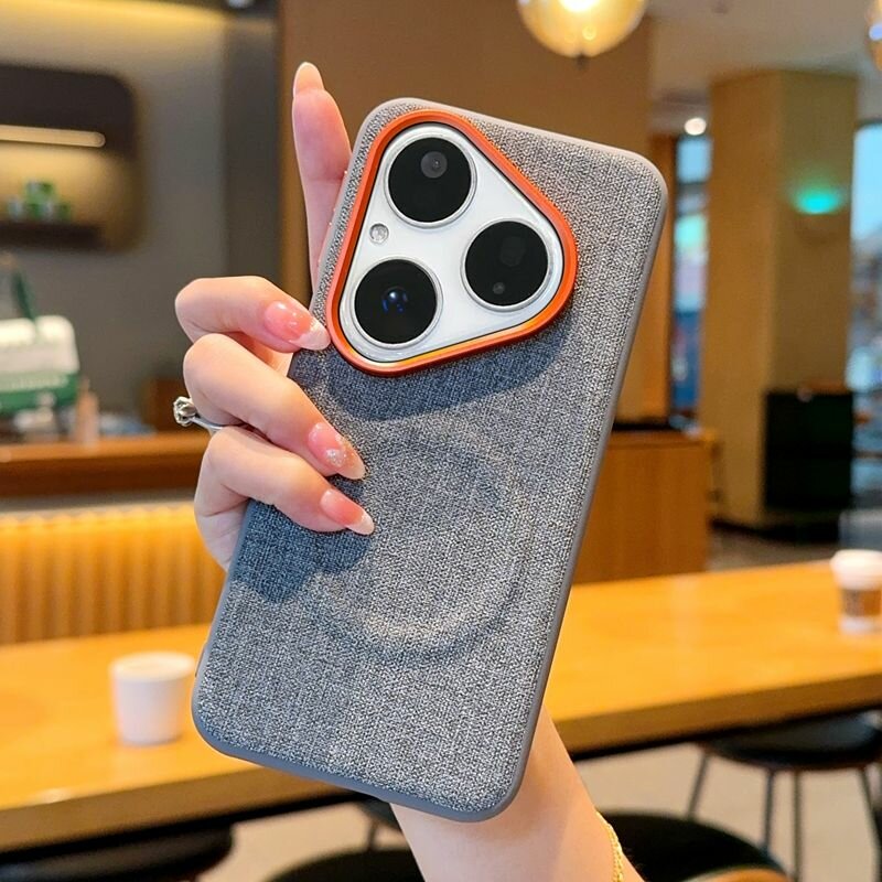 Чехол для Huawei Pura 80/ Хуавей Пура 80 Высококачественная ткани магнитная оболочка