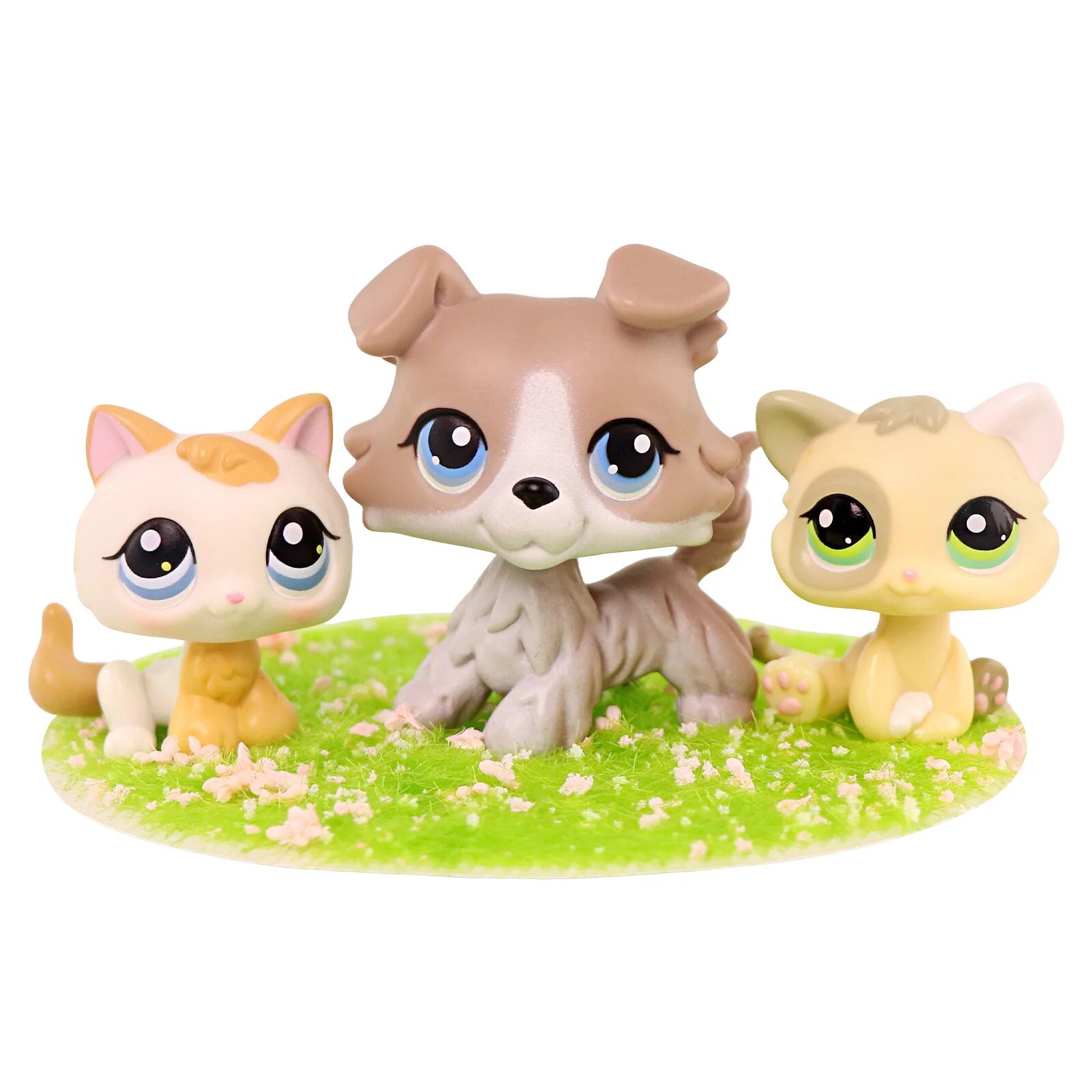 Набор фигурок Minilpsshop: Колли, котёнок и аксессуары