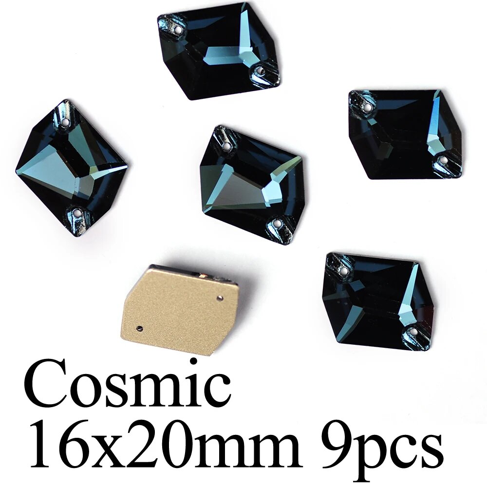 Стразы Cosmic 16x20мм, 9шт