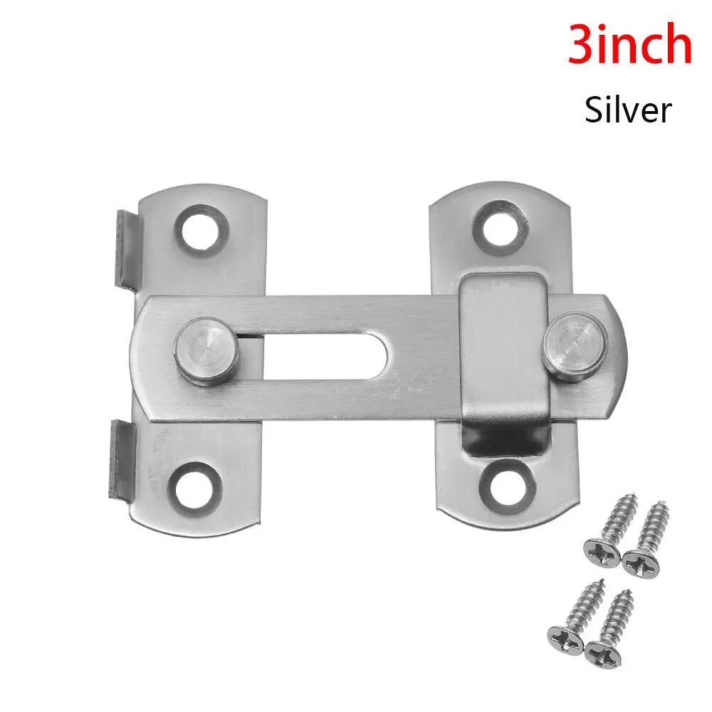 Защелка дверная 3inch-silver из нержавеющей стали