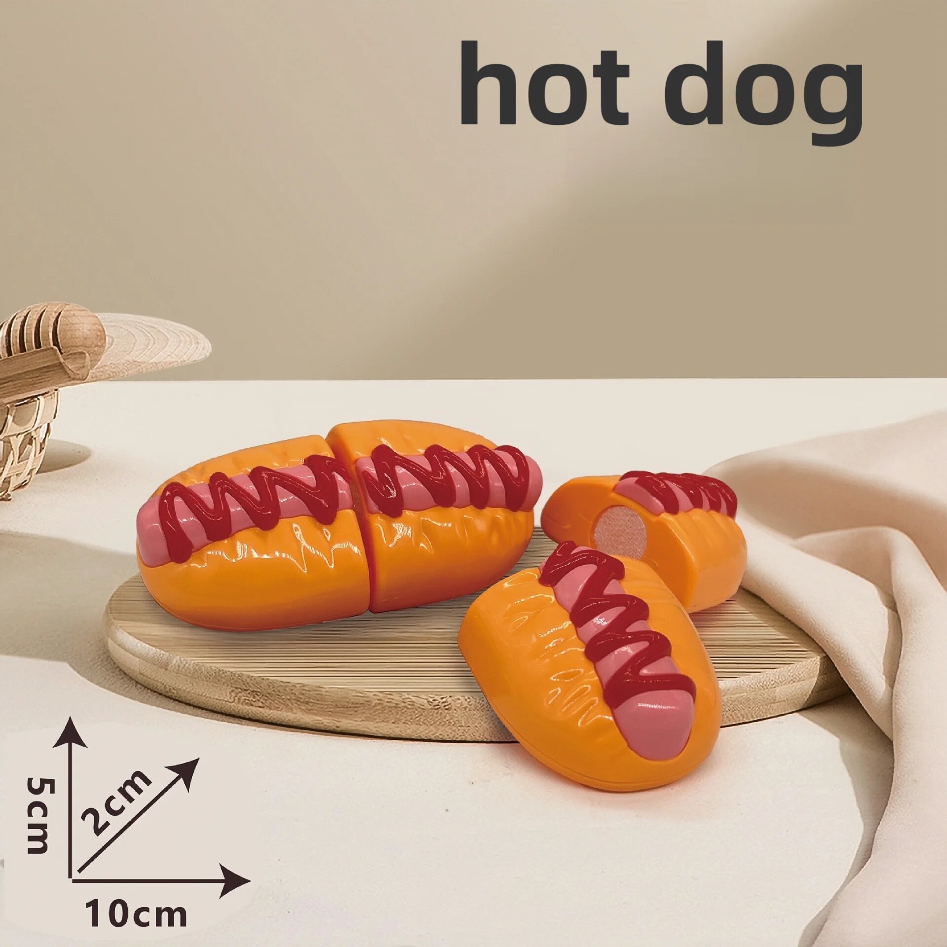 Игровой набор OUZEY: хот-дог, 1 шт, Цвет: 1PCS hot dog
