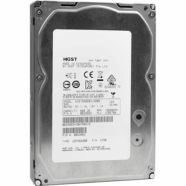 Жесткий диск Hitachi HUS156060VLS600 0B23663 SAS 600Gb Ultrastar 15K 6Gb/s 64mb buffer 3.5 inch. Товар уцененный