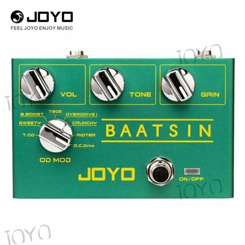 JOYO R-11 BAATSIN Педаль эффектов искажения BAATSIN Classic Overdrive Pedal 8 различных OD/DS JOYO R 11