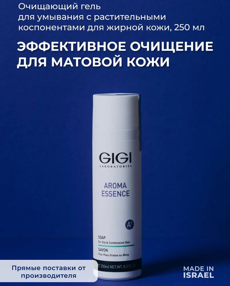 GIGI ( Джи Джи) Гель для умывания лица Aroma Essence, 250 мл