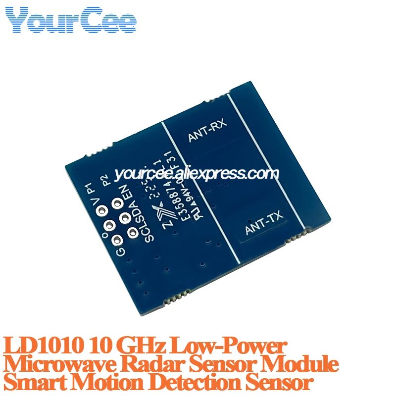 Радарный датчик присутствия Your Cee LD1010, HLK-LD1010