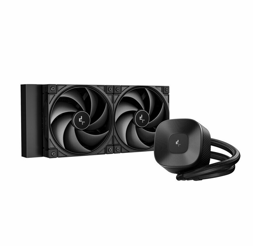 Система водяного охлаждения для процессора DeepCool LE240 V2 ZERO DARK, черный