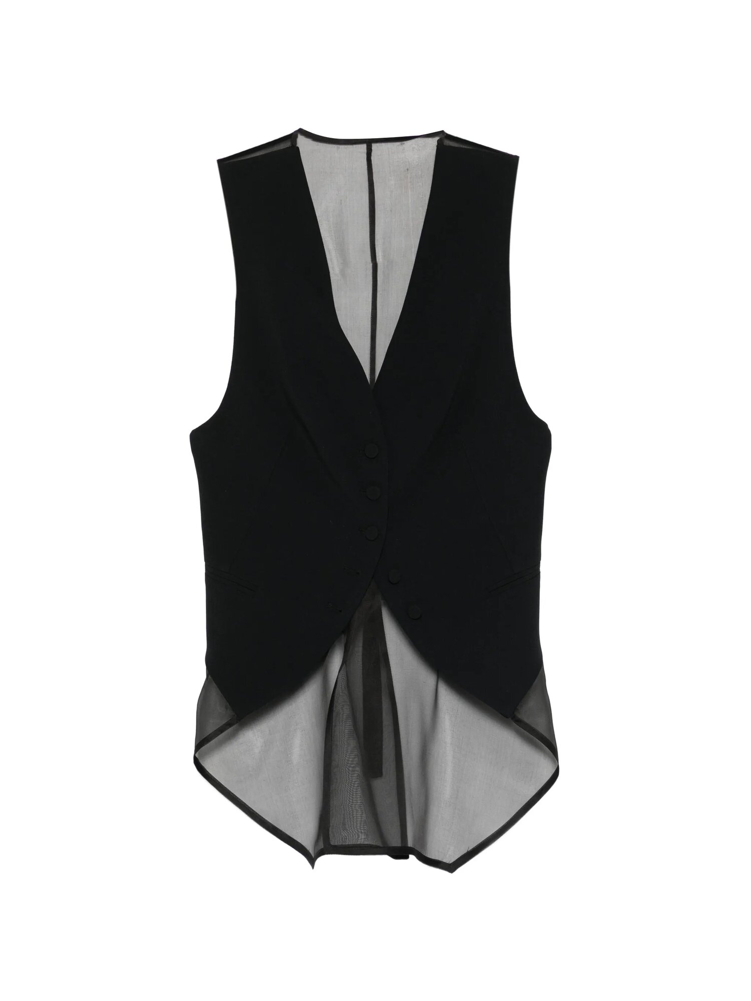 Пальто Sheer-panel waistcoat