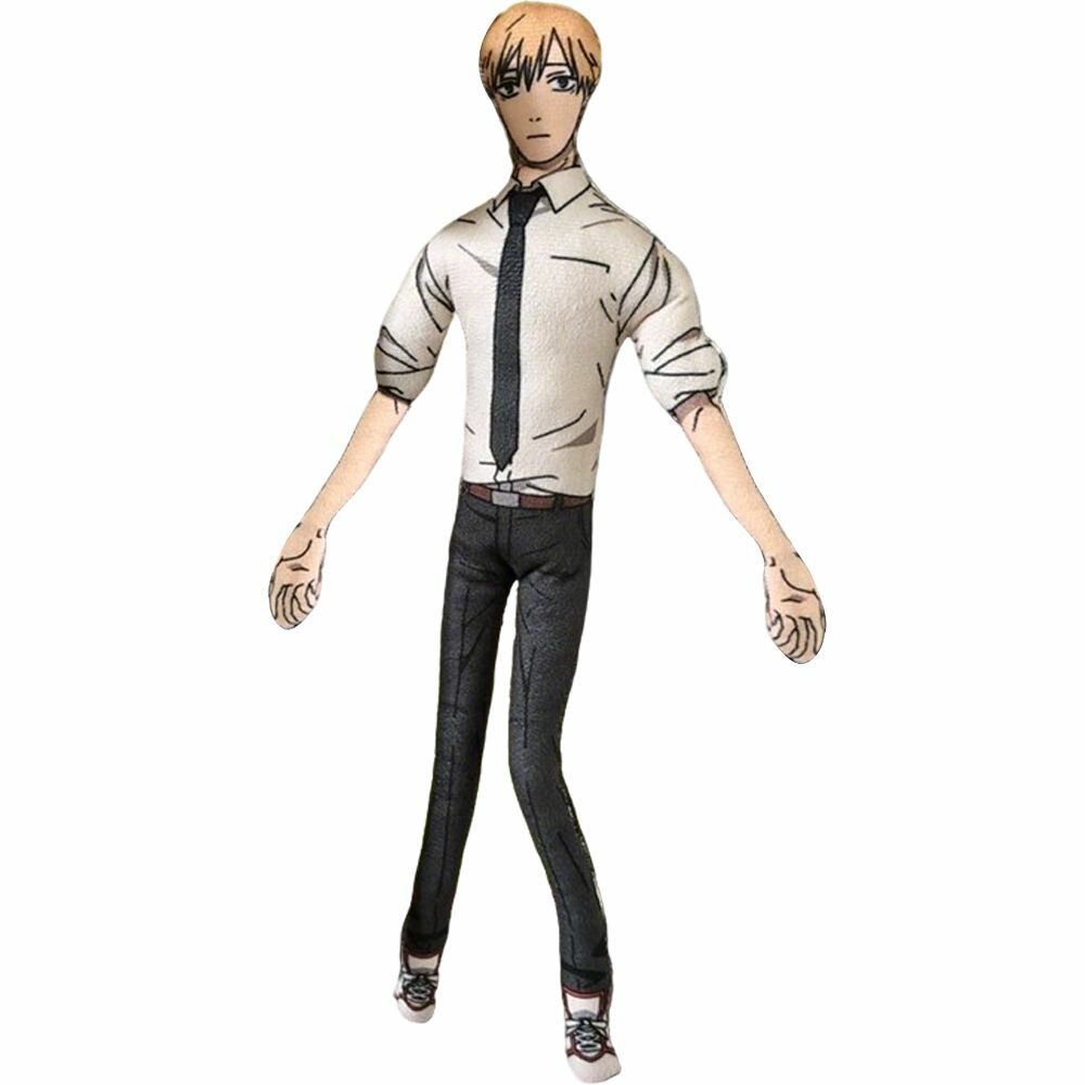 Мягкая игрушка Человек бензопила, Фигурка Дэнджи /Chainsaw Man Denji figure Anime Abstract Plush Mouse Dry Doll 28см, Абстрактная плюшевая мышка в стиле аниме