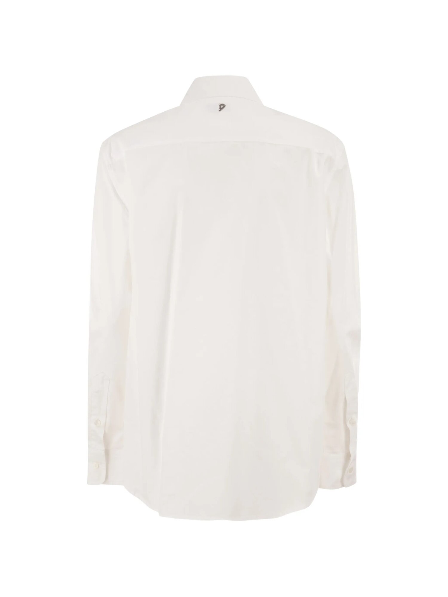 Рубашка Dondup Pleated bib-front shirt, размер 44, white — фото 1