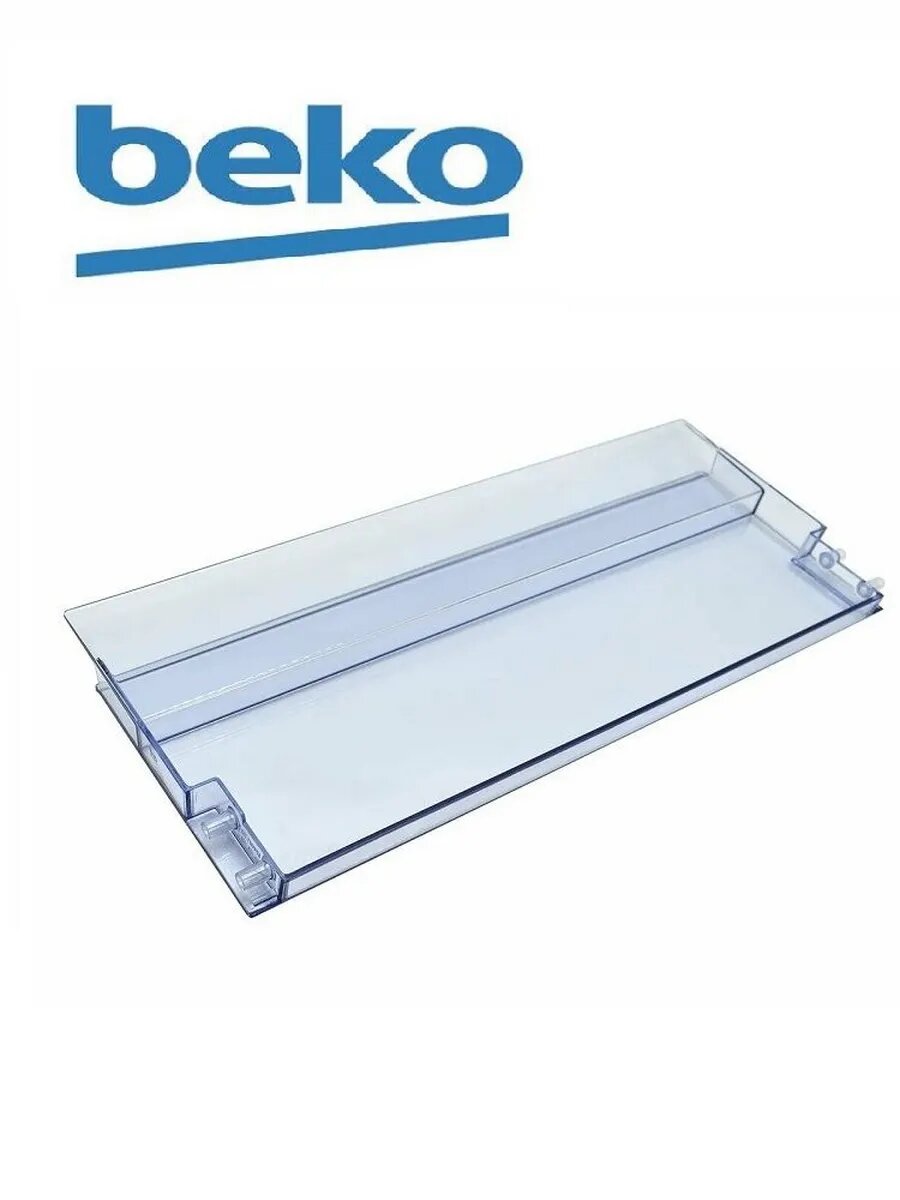 Оригинал откидная дверца морозильной камеры Beko 445х190мм, прозрачный
