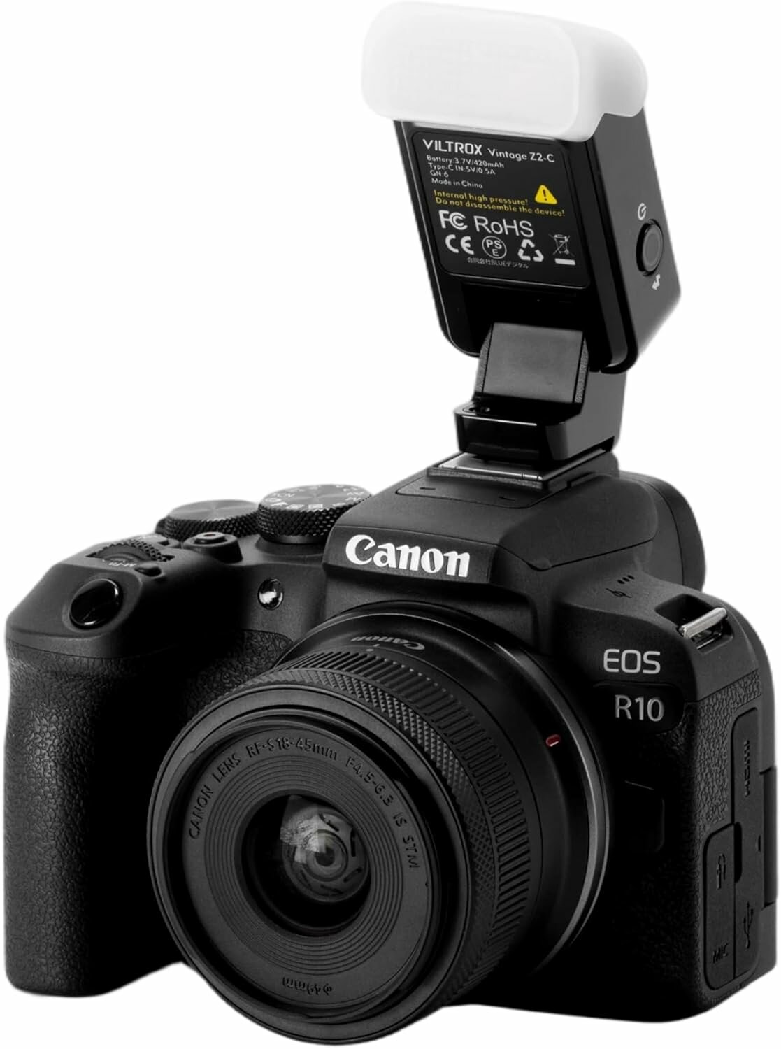 Вспышка VILTROX Z2, TTL для Canon, складная, с USB-зарядкой, 10Вт