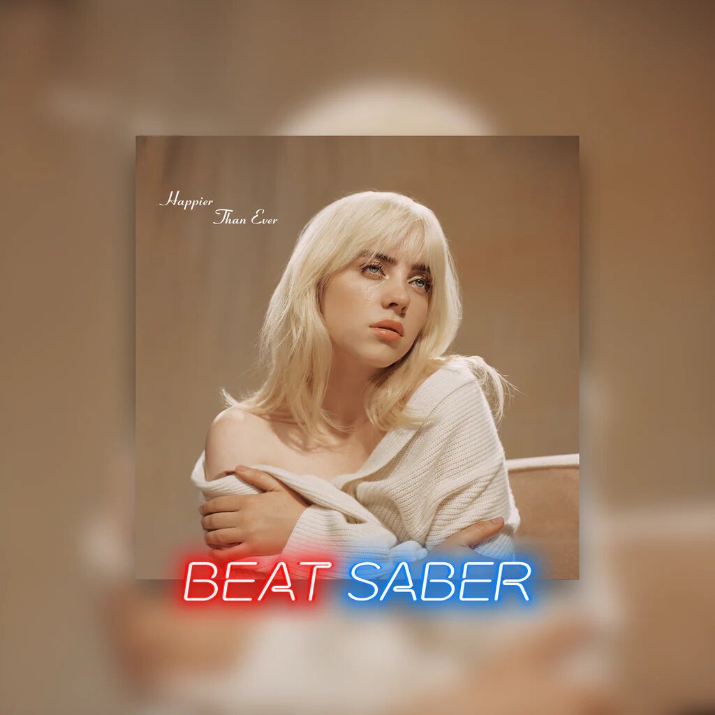 Дополнение Beat Saber: Billie Eilish - 'Happier Than Ever', цифровое издание PlayStation 5, регион Турция / код пополнения баланса