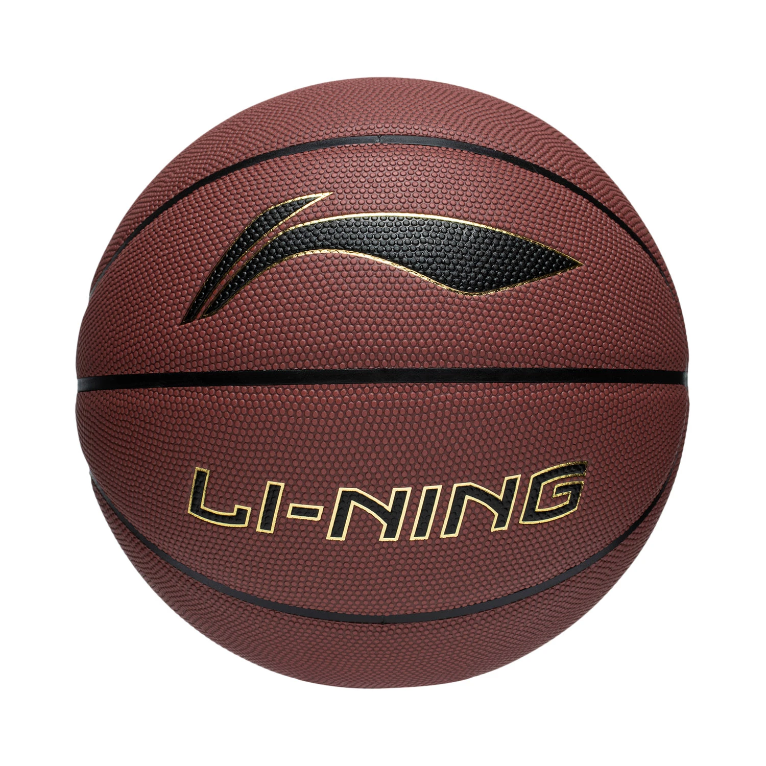 Баскетбольный мяч унисекс Li Ning Professional Competition Collection Pu, красный коричневый, размер 7