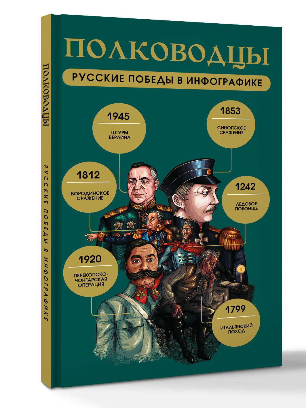 Полководцы. Русские победы в инфографике книга от издательства АСТ