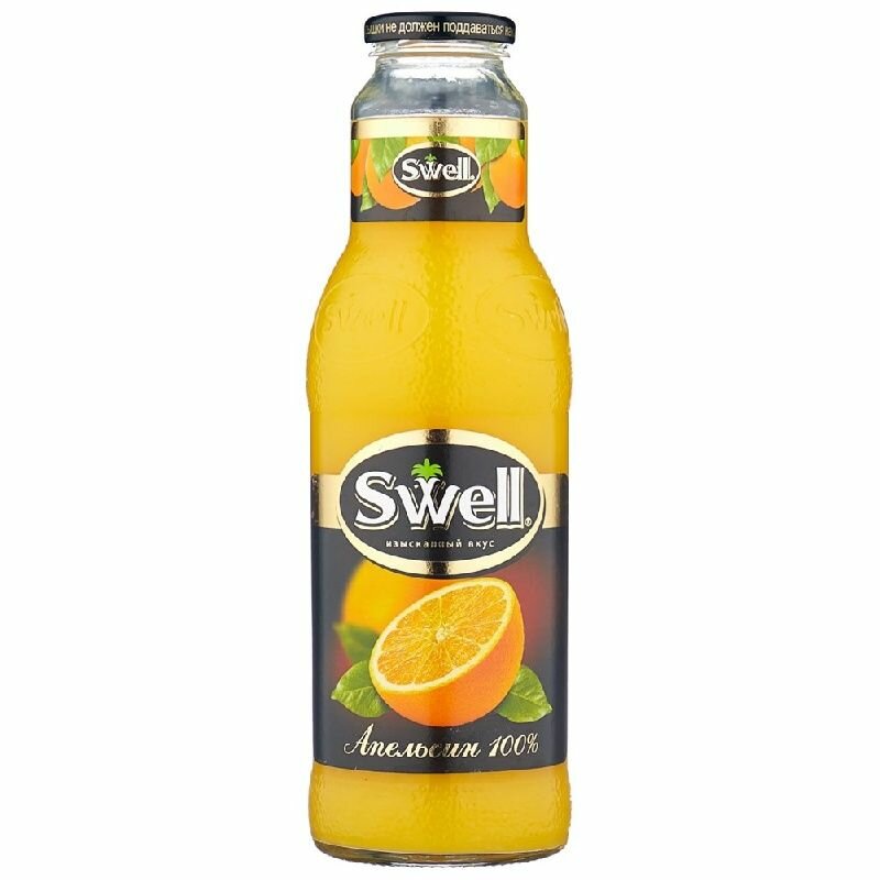 Сок SWELL Апельсин для детского питания с мякотью 0,75л