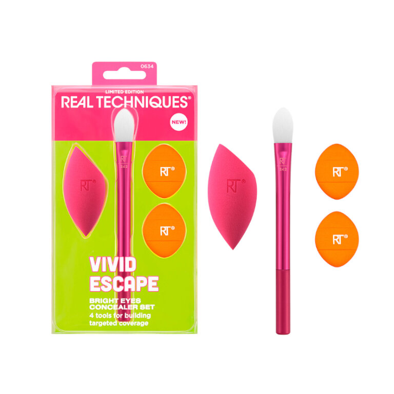 REAL TECHNIQUES Vivid Escape Bright Eyes Concealer Set Набор США 1 шт