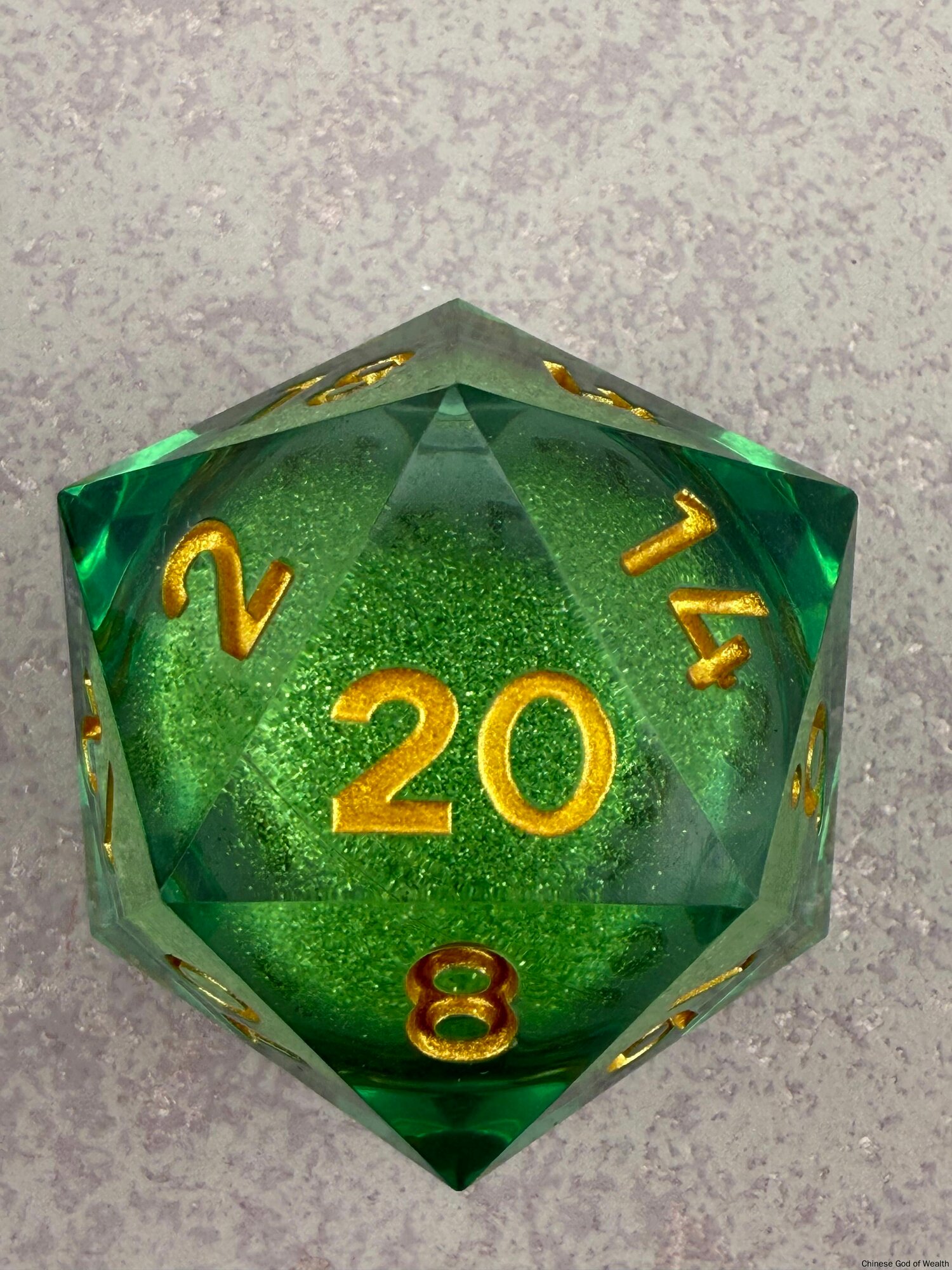 Кубик D20 днд коллекционный 35мм