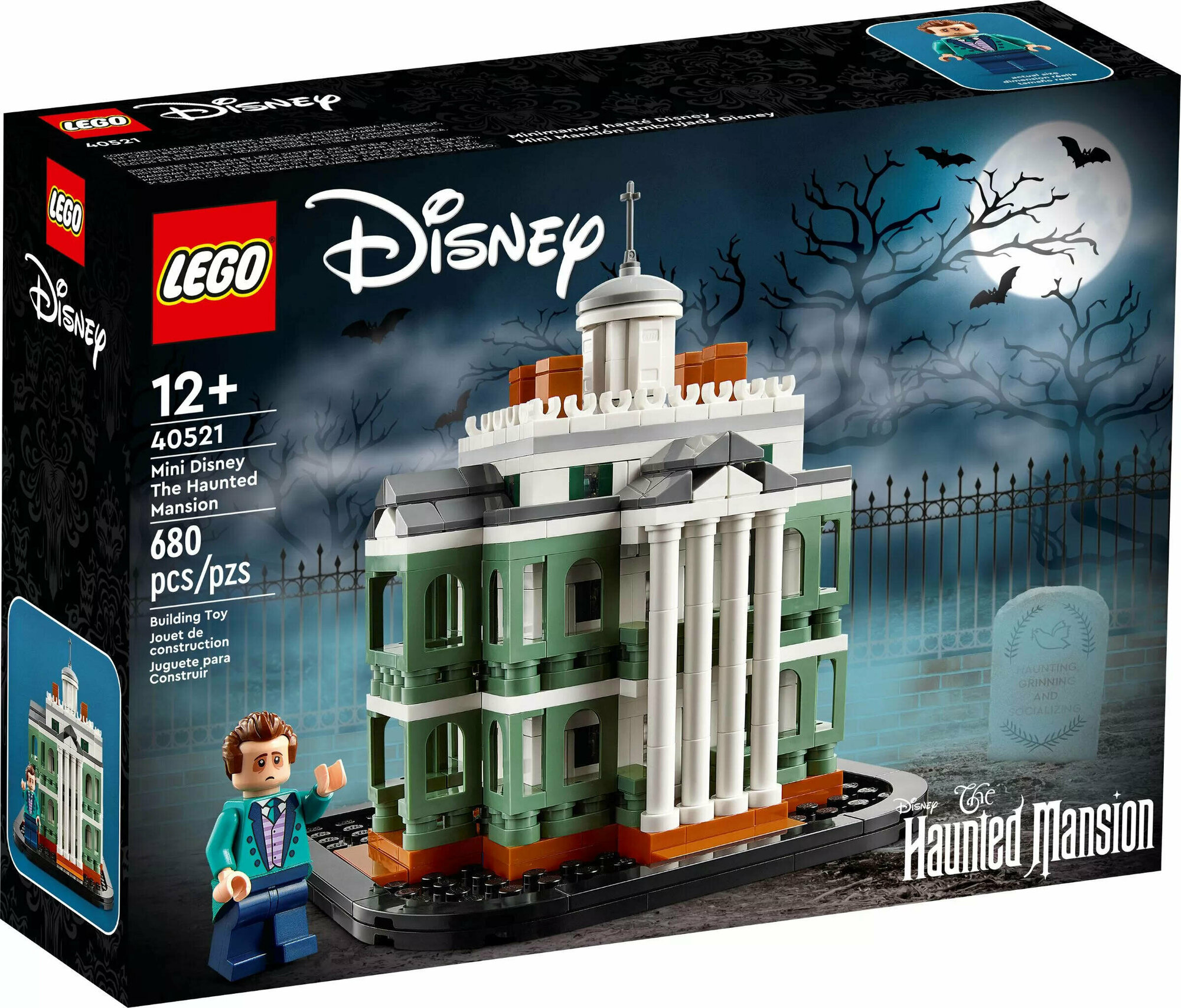 Конструктор LEGO Disney 40521 Мини Дисней Особняк с привидениями, 680 деталей, от 5 лет