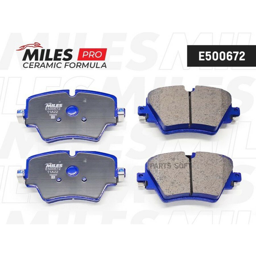 MILES E500672 Колодки тормозные BMW X1 F48/ 2 F45/46 передние Ceramic ()