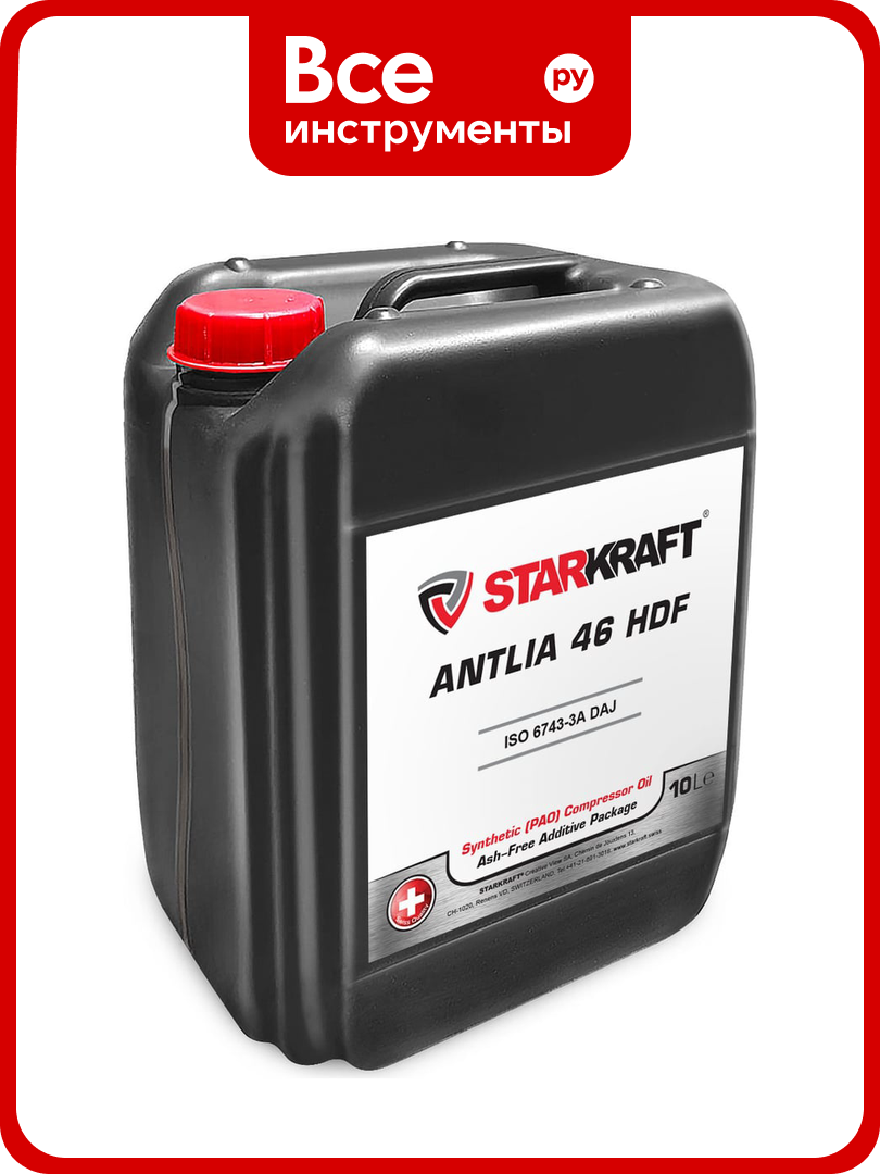Синтетическое (pao) компрессорное масло, Antlia, Antlia 46 hdf 10 л STARKRAFT AN5839010, AN5563020, относится
