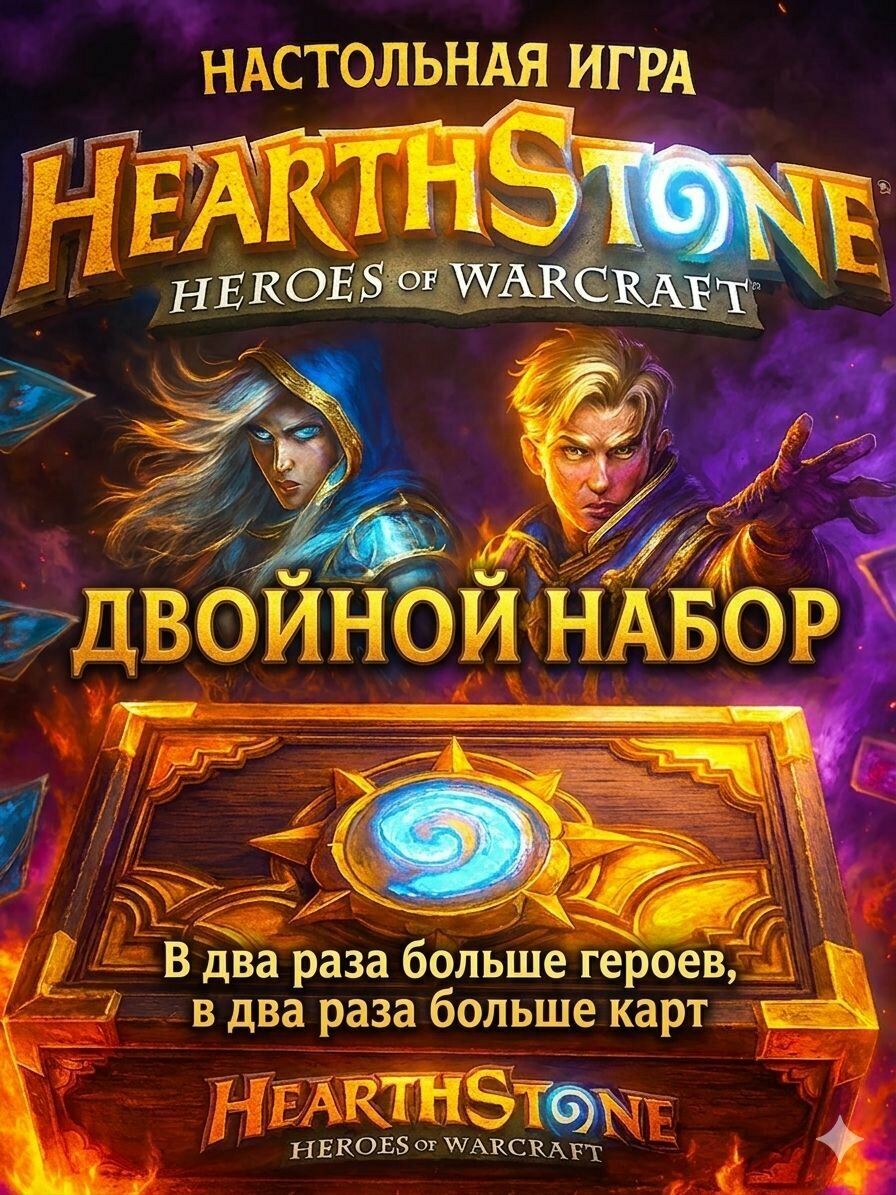 Настольная игра Hearthstone (Двойной набор)