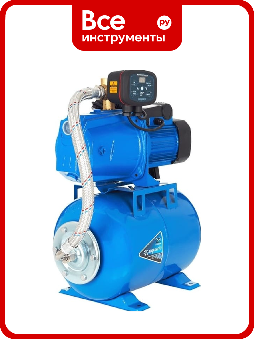 Насосная станция Aquario AUTO AJC-125C, центробежная, 1150Вт, 80л/мин, 45м, IP44