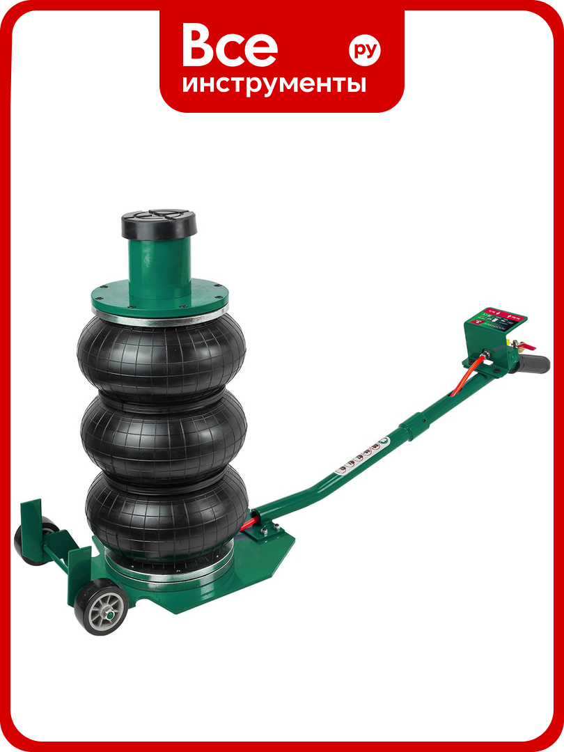 Домкрат, Rockforce, подкатной пневматический Rockforce 3т RF-TRA1724(59250), резиновые