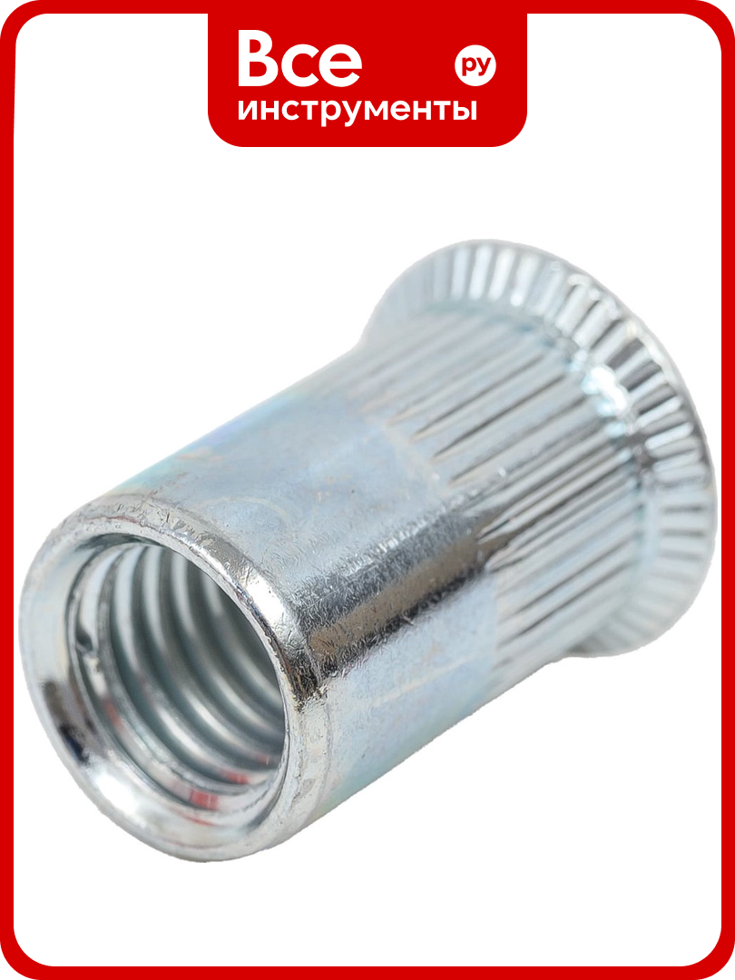 Резьбовая, STARFIX, заклепка STARFIX М10 потайной бортик, цинк, 10 шт. SMZ1-61108-10 из оцинкованной стали