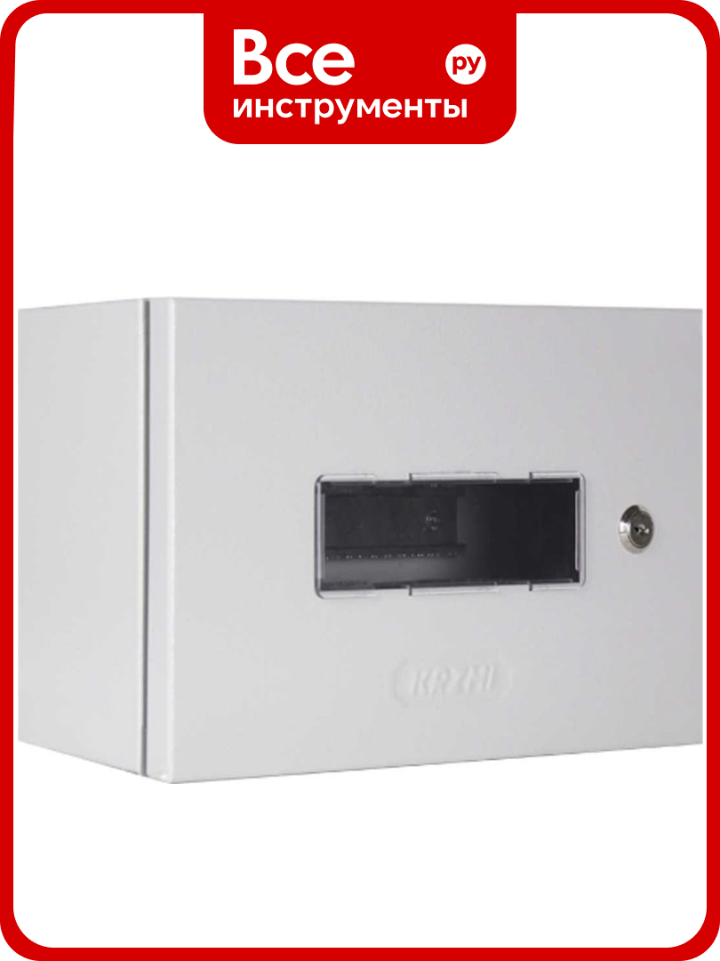 Распределительный навесной корпус KRZMI ЩРН-9 м окно IP55 4651117991048