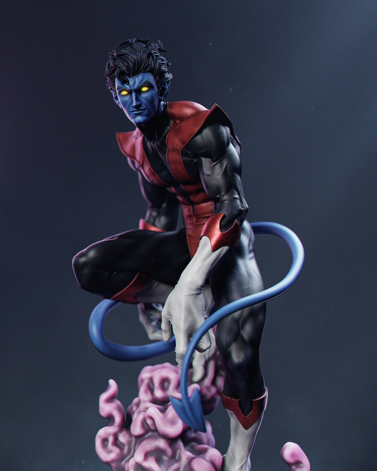Сборная модель Nightcrawler (X-Men), 300мм (без базы), 1/6 для покраски