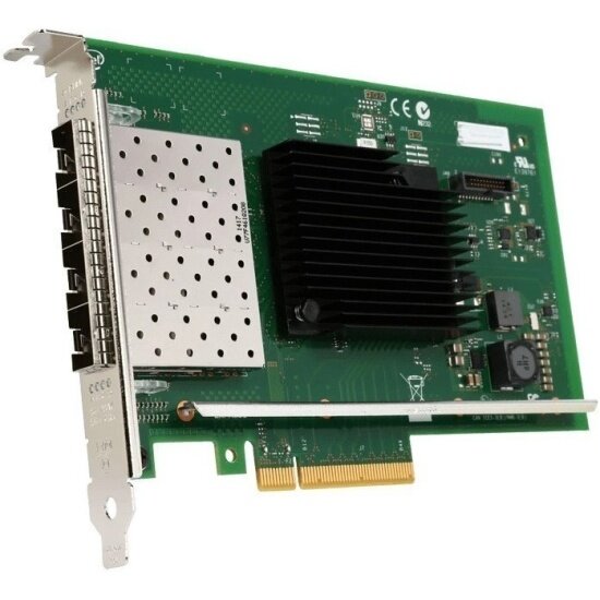 Сетевая карта Intel Ethernet Converged Network Adapter X710-DA4, Quad SFP+ Ports, 10 GBit/s, PCI-E