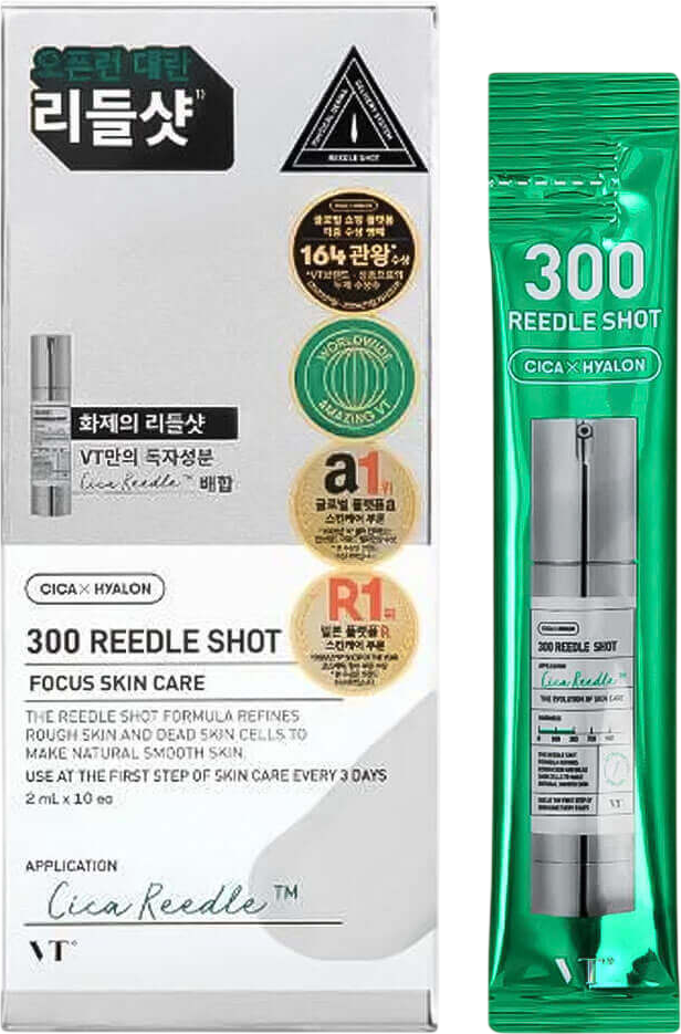 VT Cosmetics Интенсивная бустер-сыворотка с микроиглами 10 шт. Reedle Shot 300 Stick Pouch 100ml