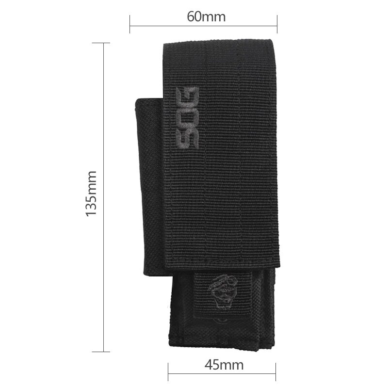 Нож SOG с чехлом Nylon Medium, черный