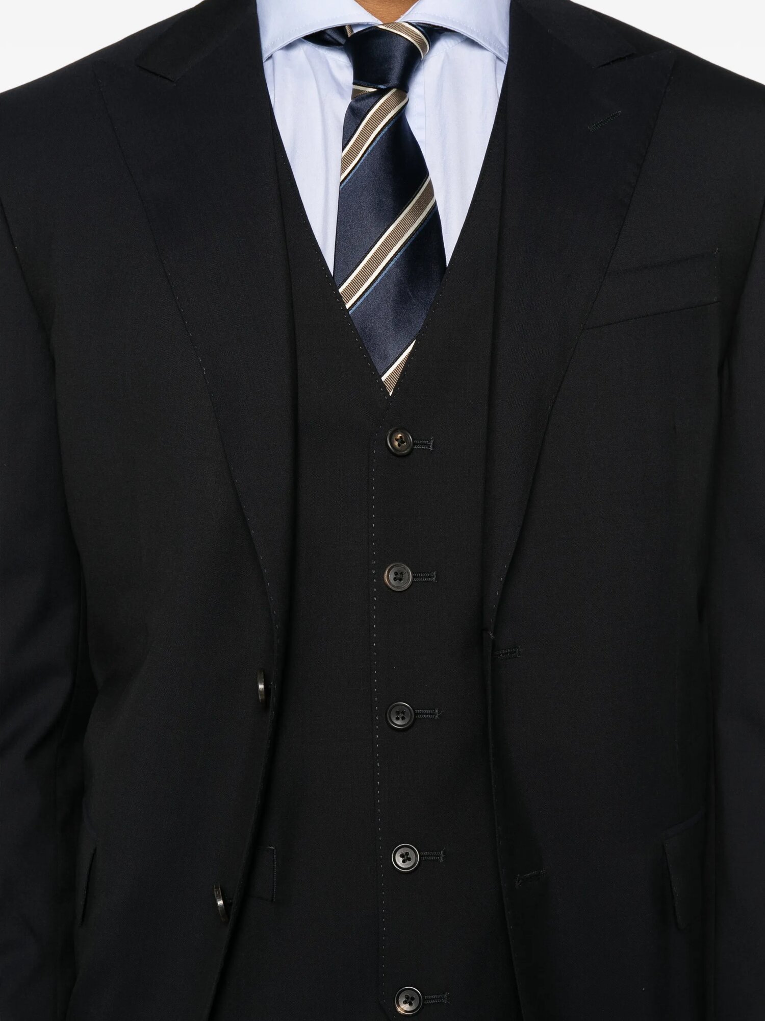Комбинезон Corneliani Three-piece wool suit, размер 52, blue — фото 1