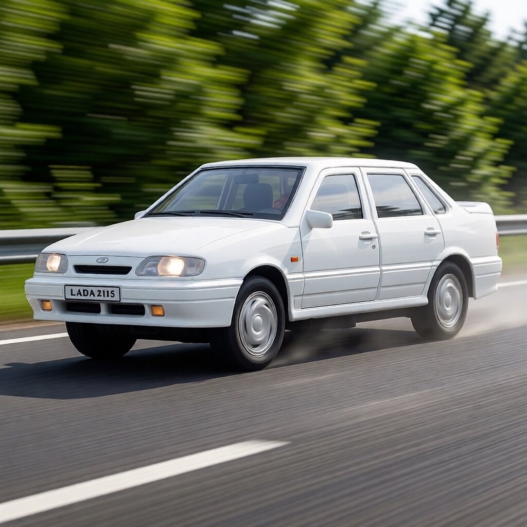 Машинка металлическая LADA ВАЗ-2115 "Самара" пятнашка, 12 см