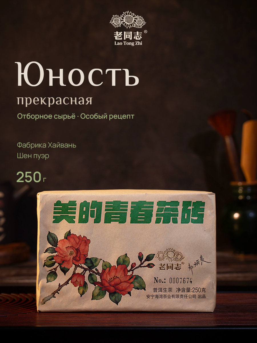 Шен пуэр Юность прекрасная Хайвань 250г