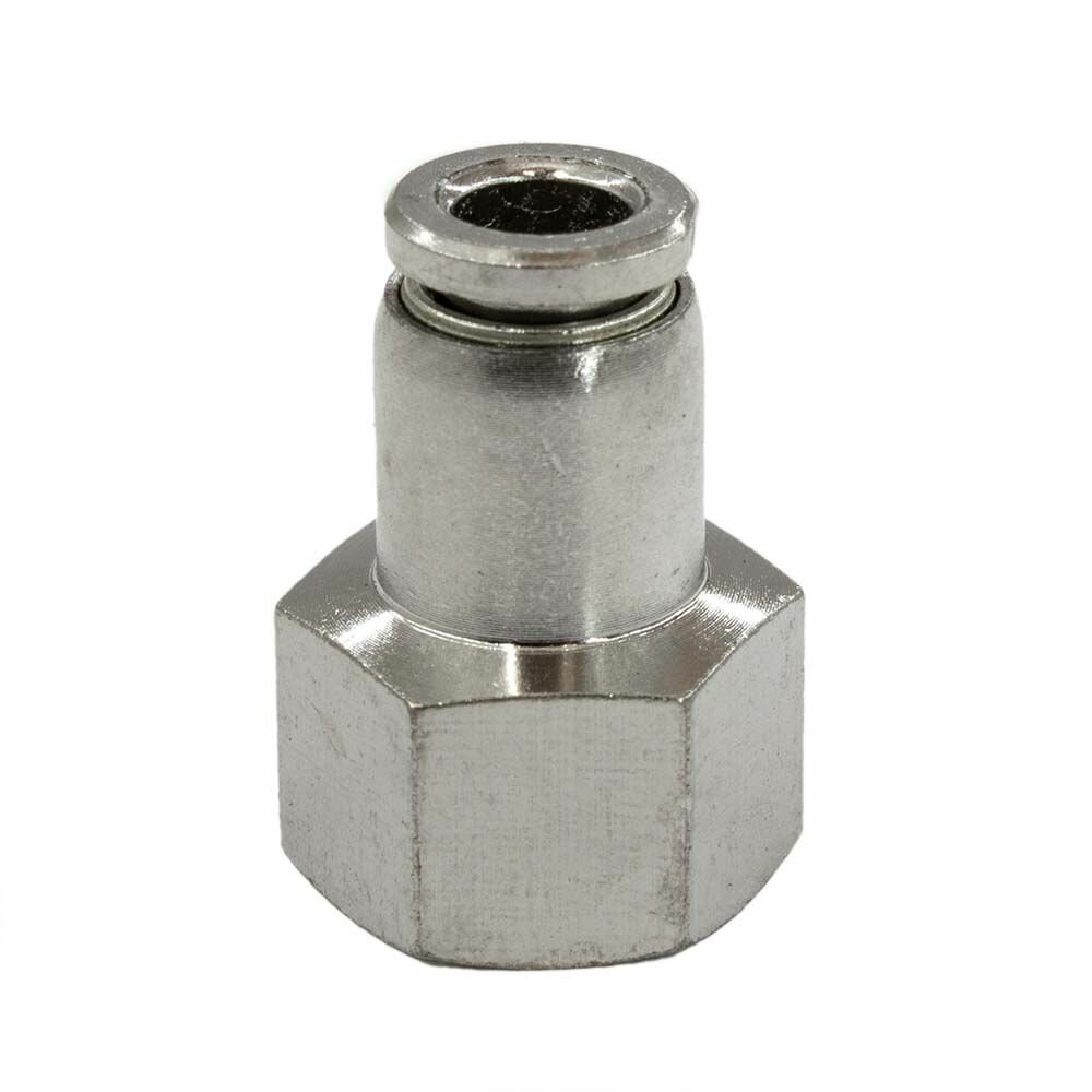 PI TOOLS Цанга прямая, резьбовая Cn-I-1/4F-6 для фторопластовых и полиуретановых трубок. Арт. 5123