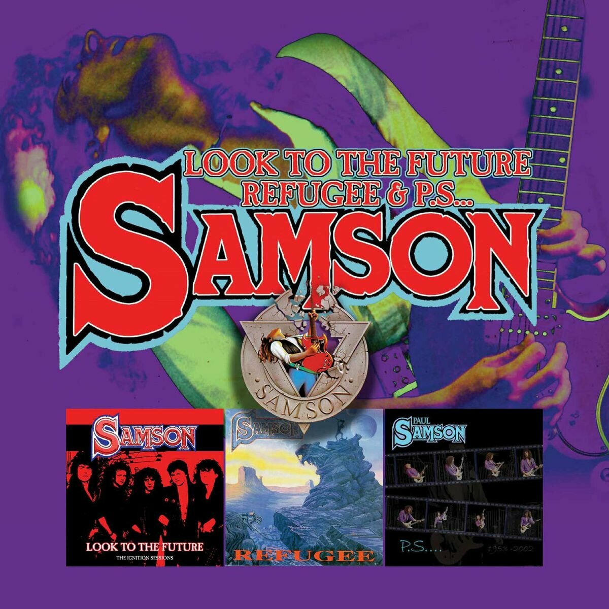 Samson. Look To The Future.Refugee (3CD Box Set) (Компакт-диск)