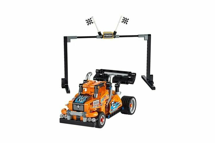 Конструктор LEGO Technic Bright Orange High-Speed Racing, 227 деталей