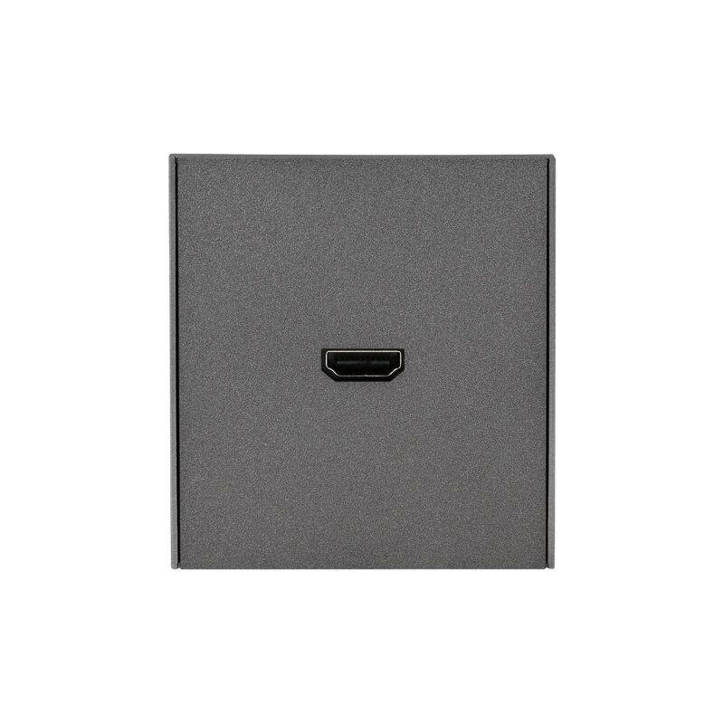Розетка СП STRONG HDMI IP20 графит Kranz KR-78-0730-6