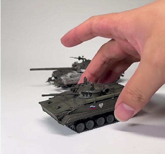 ARTISAN: Российская БМП-3 модификации F с новой формой корпуса и полной детализацией интерьера, 1:72, готовая модель