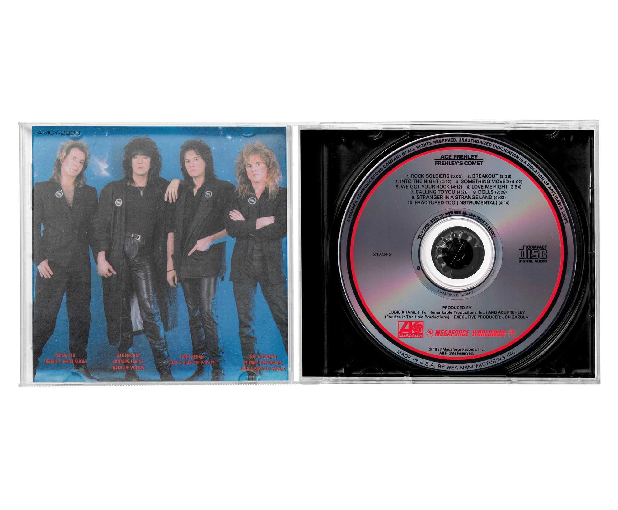 Ace Frehley - Frehley's Comet, 1987, 6-page, CD-Аудио — фото 1