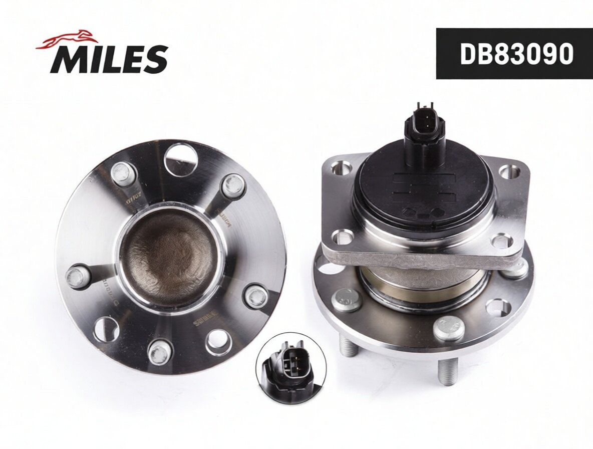 Ступица колеса задняя с подшипником FORD MONDEO III 00-07 (SKF VKBA3576) DB83090 Miles арт. DB83090