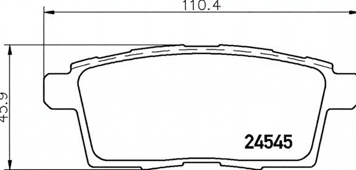 Колодки торм. зад. Mazda CX-7 Mintex арт. MDB2886