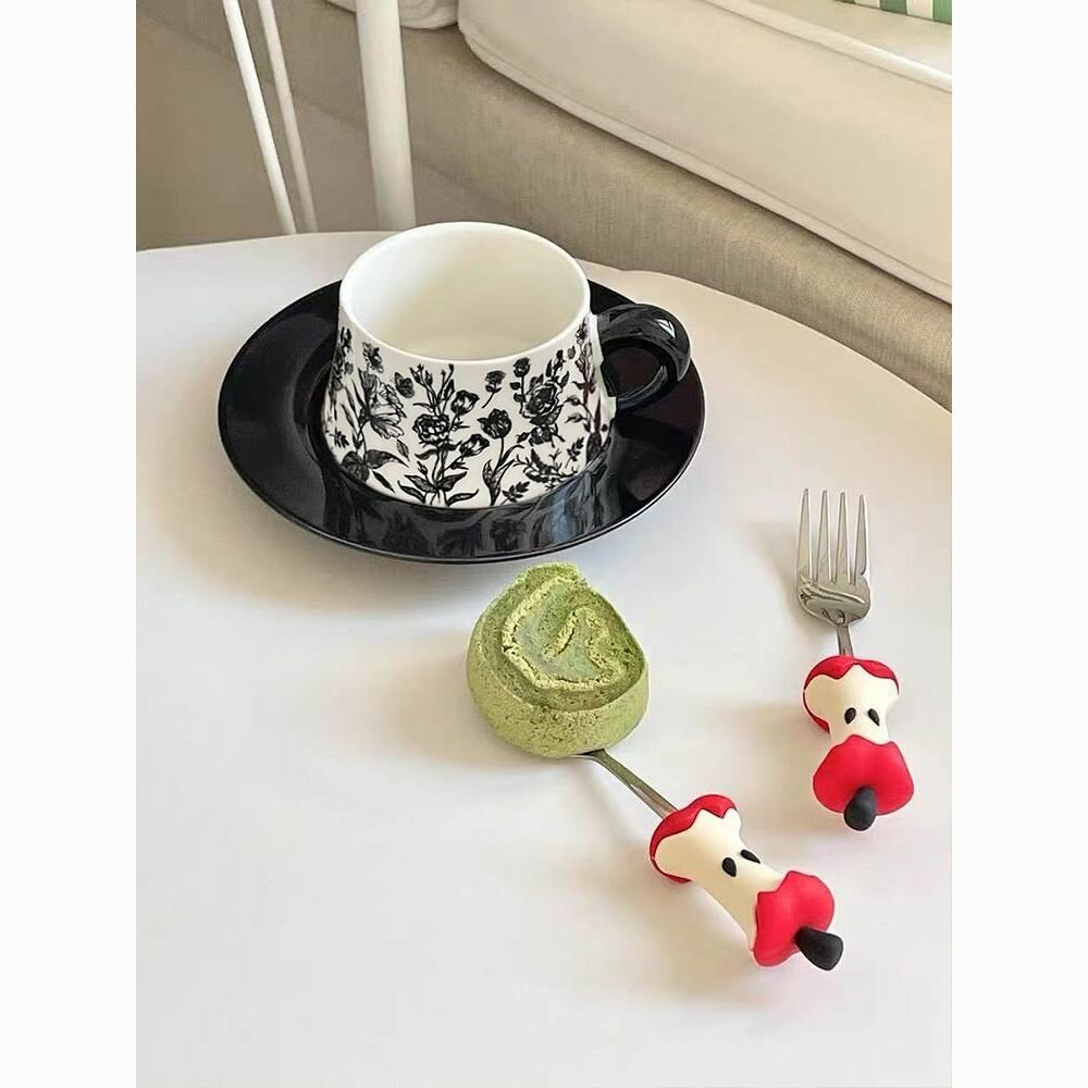 Набор кофейных чашек Black retro cup изысканный керамический послеобеденный чай высокого класса с ручной чашкой